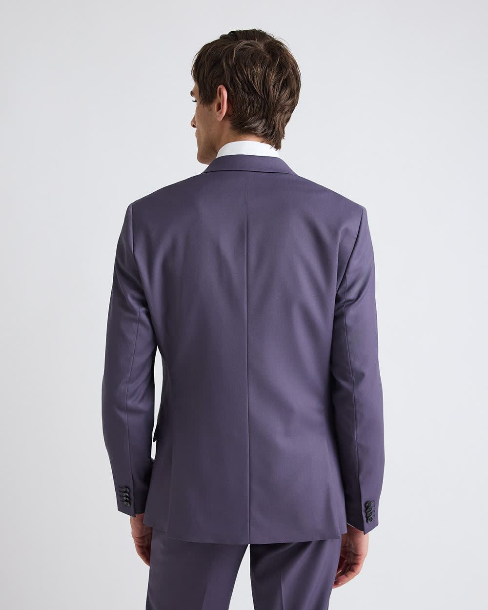 Slim-Fit Dark Violet Suit Blazer | RW&CO.
