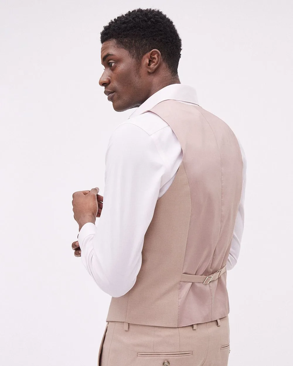 Muted Pink Suit Vest | RW&CO.