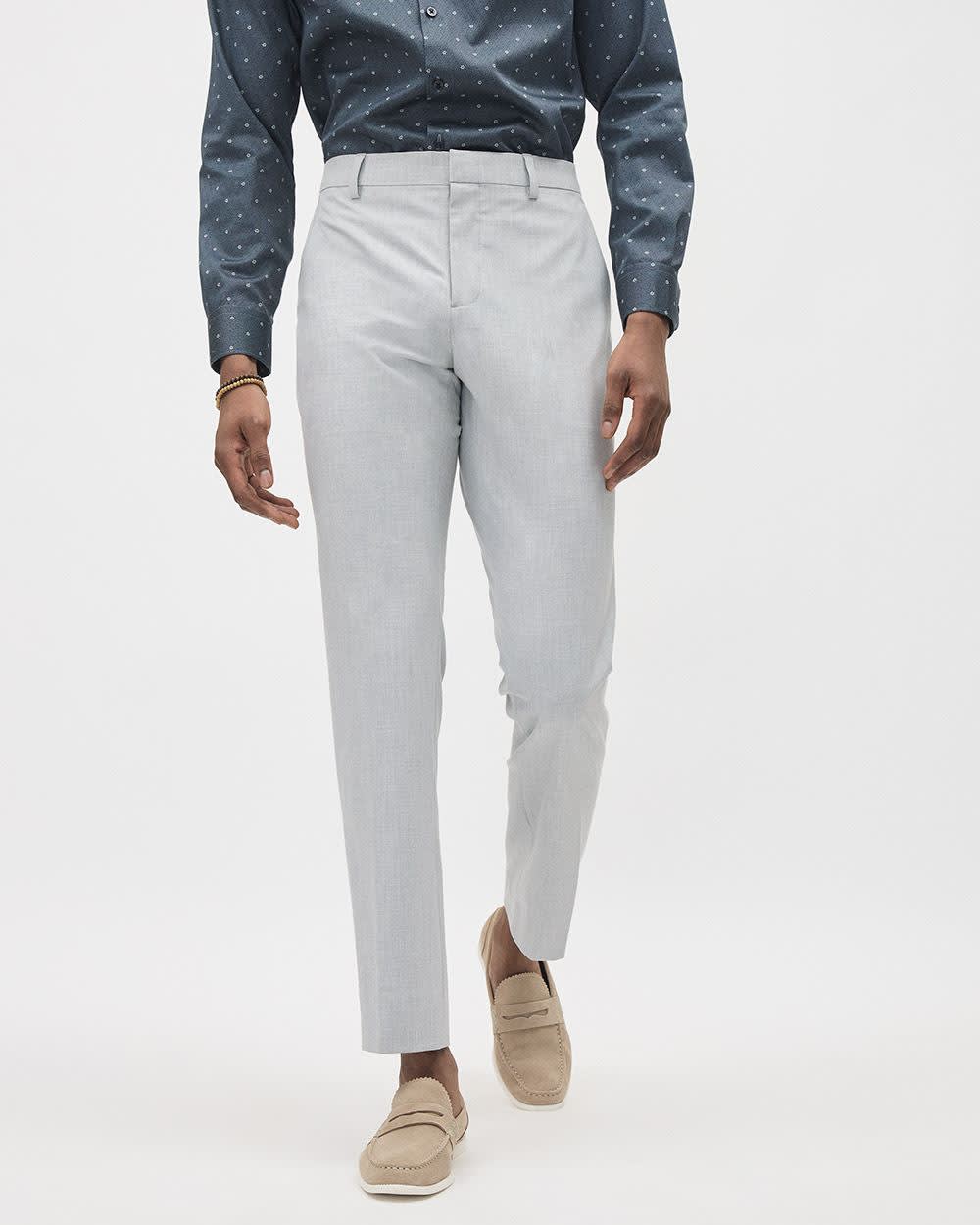 Slim-Fit Light Grey City Pant | RW&CO.