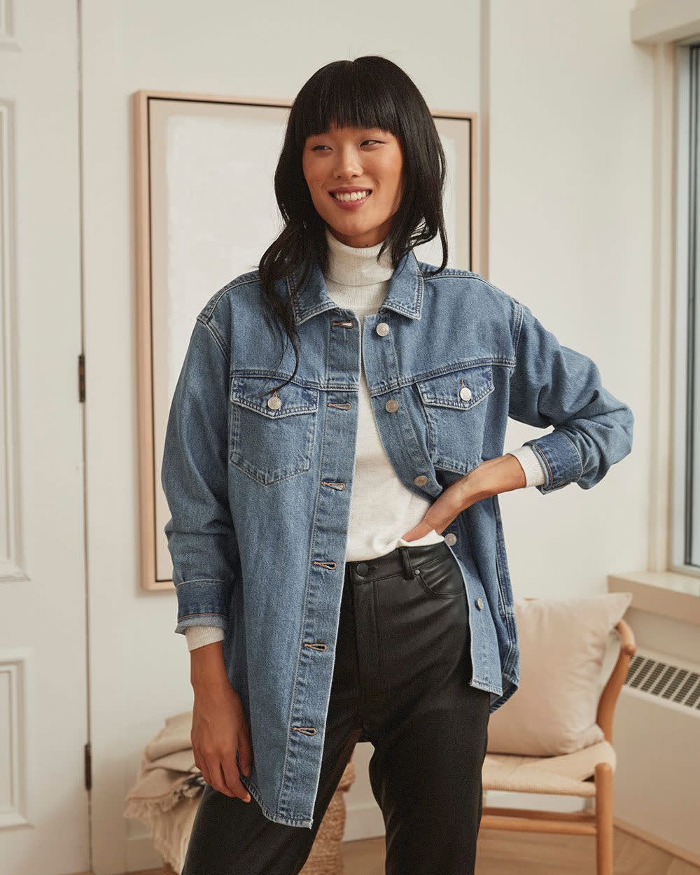 Denim Shacket | RW&CO.