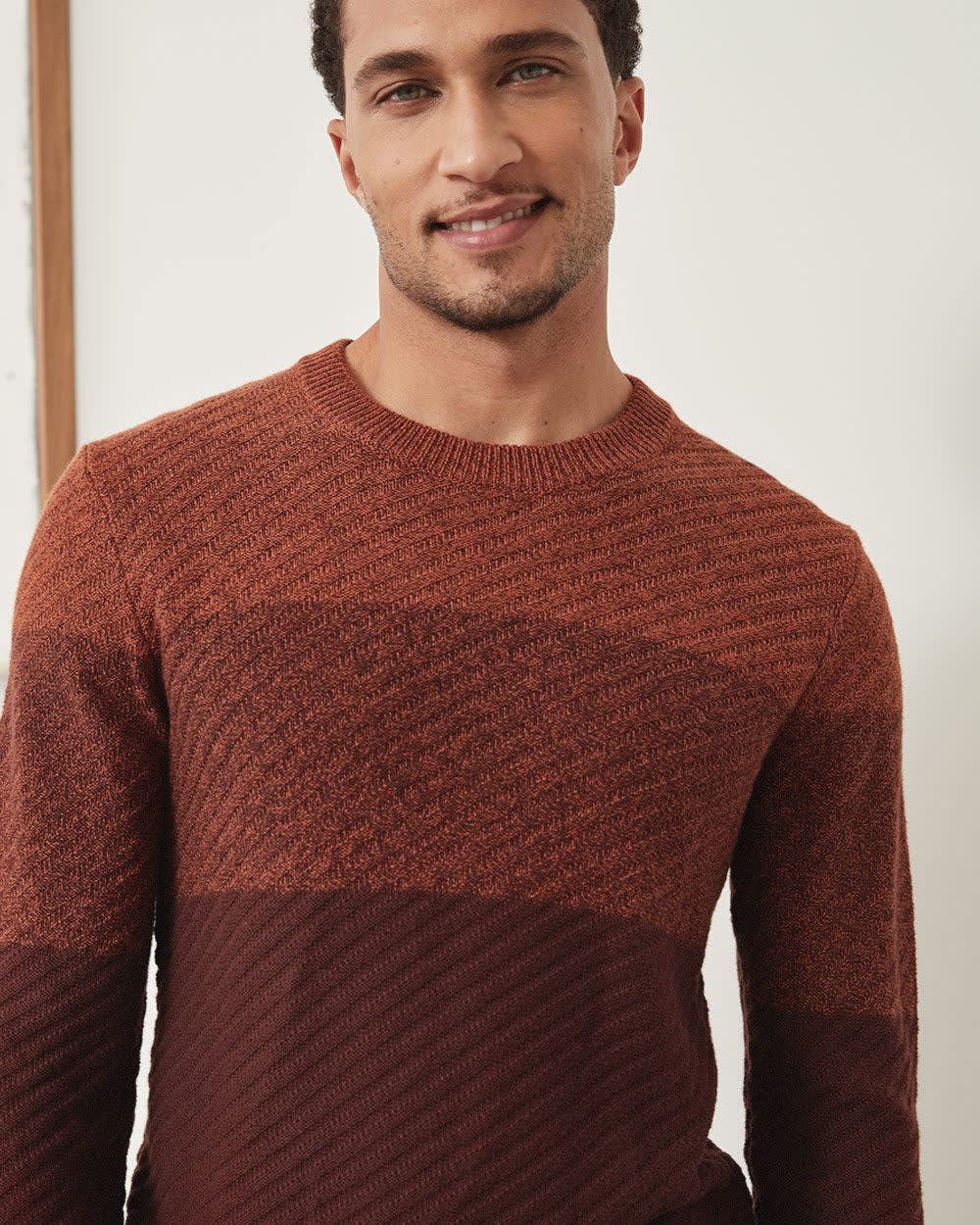 Gradient Colour Crew Neck Sweater | RW&CO.