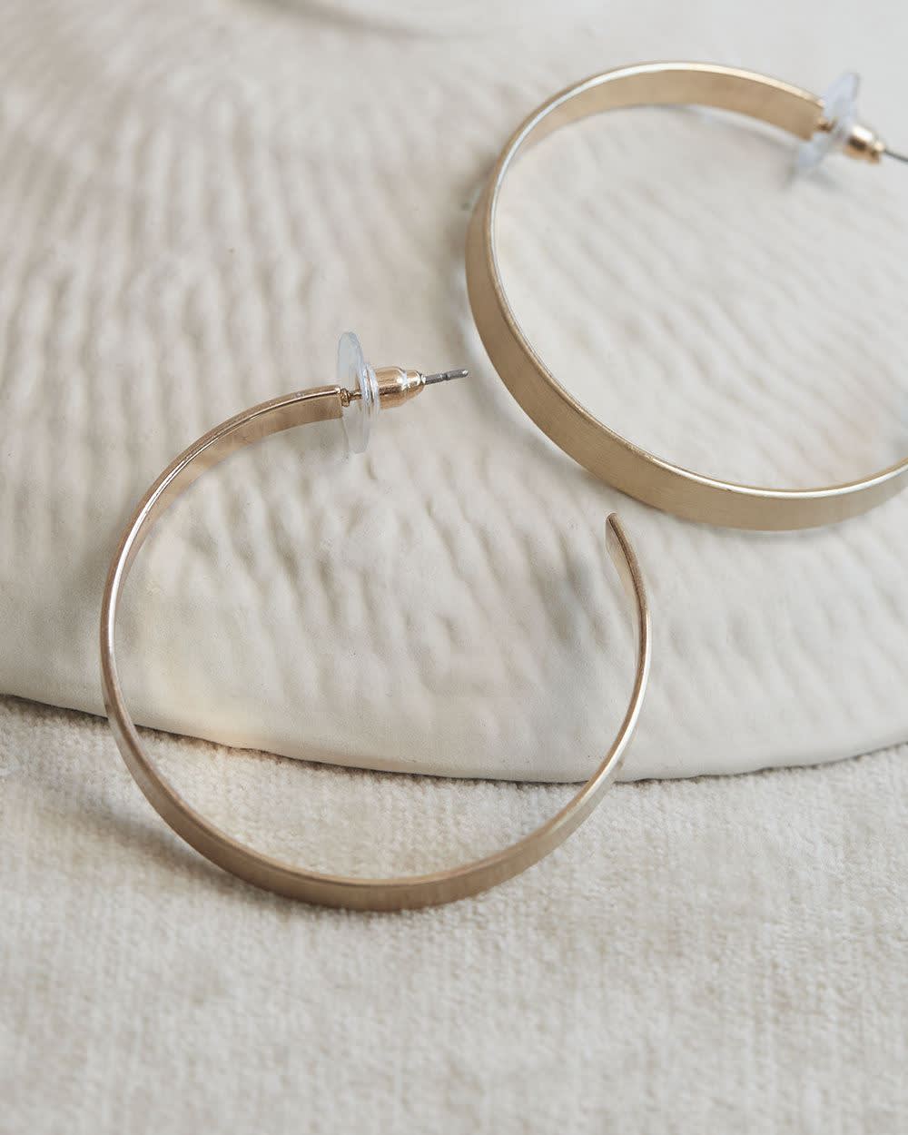 Brushed Metal Hoops | RW&CO.