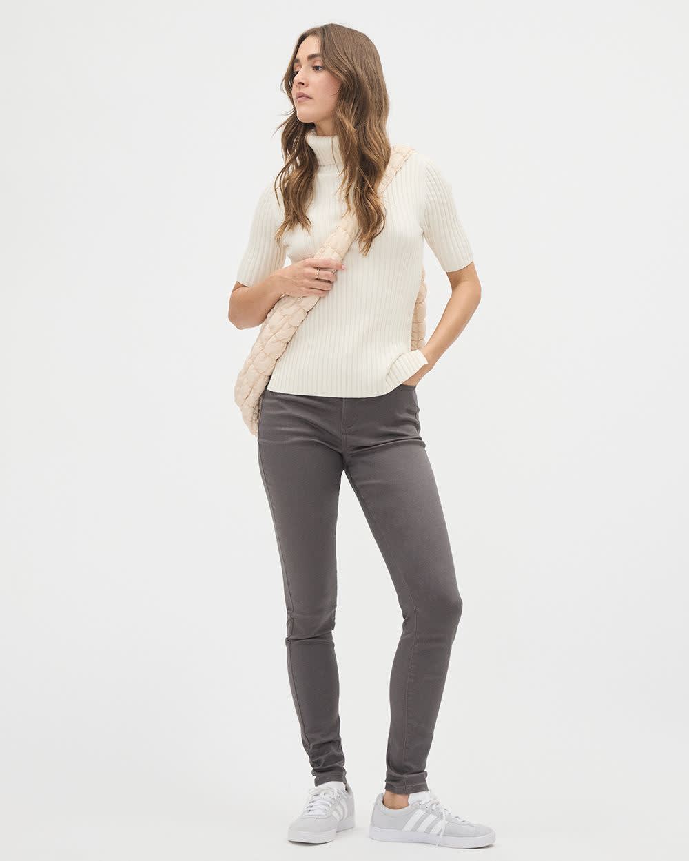 Grey High-Rise Natalie Jegging | RW&CO.