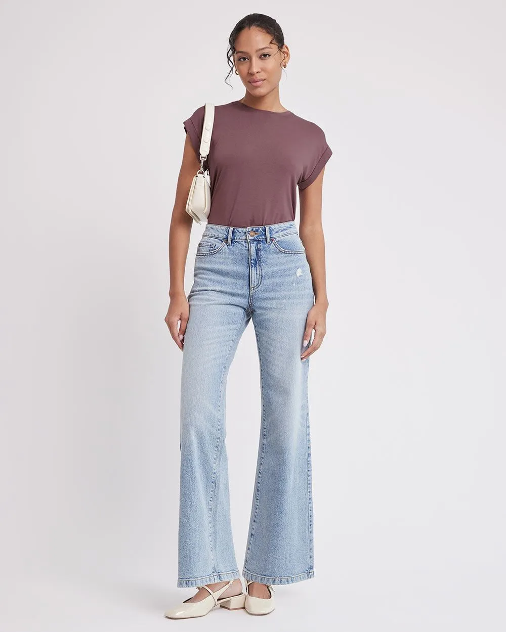 Extended-Sleeve Crew-Neck Tee | RW&CO.