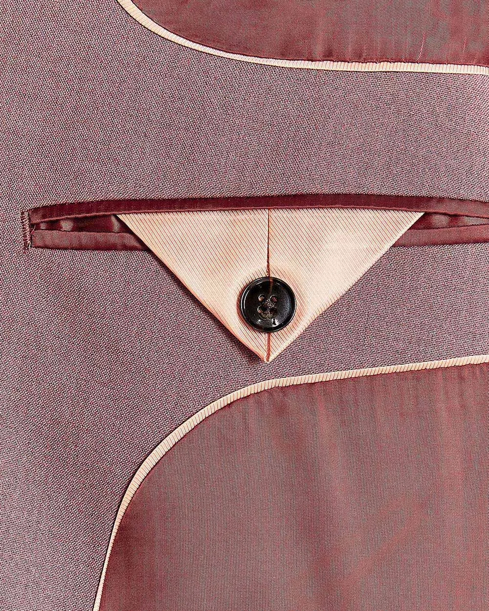 Slim Fit Raspberry Suit Blazer | RW&CO.