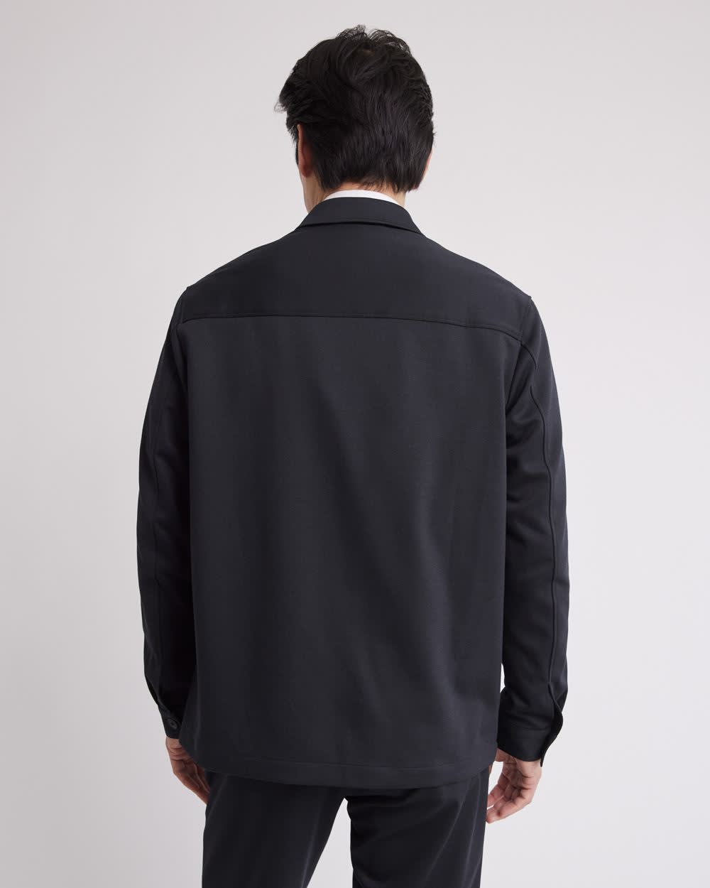 Navy Shacket with Chest Pockets | RW&CO.